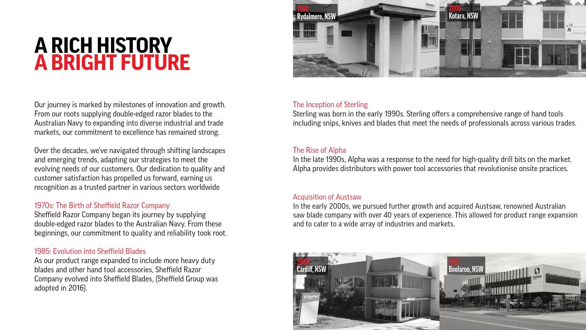 Sheffield History - Sheffield Group