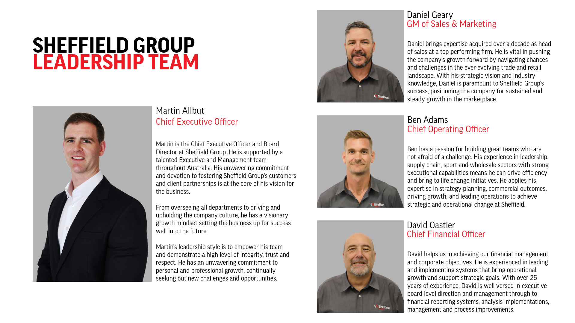 The Sheffield Team - Sheffield Group